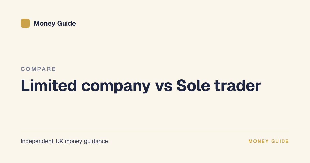 Limited company vs sole trader — which is right for your UK business ...