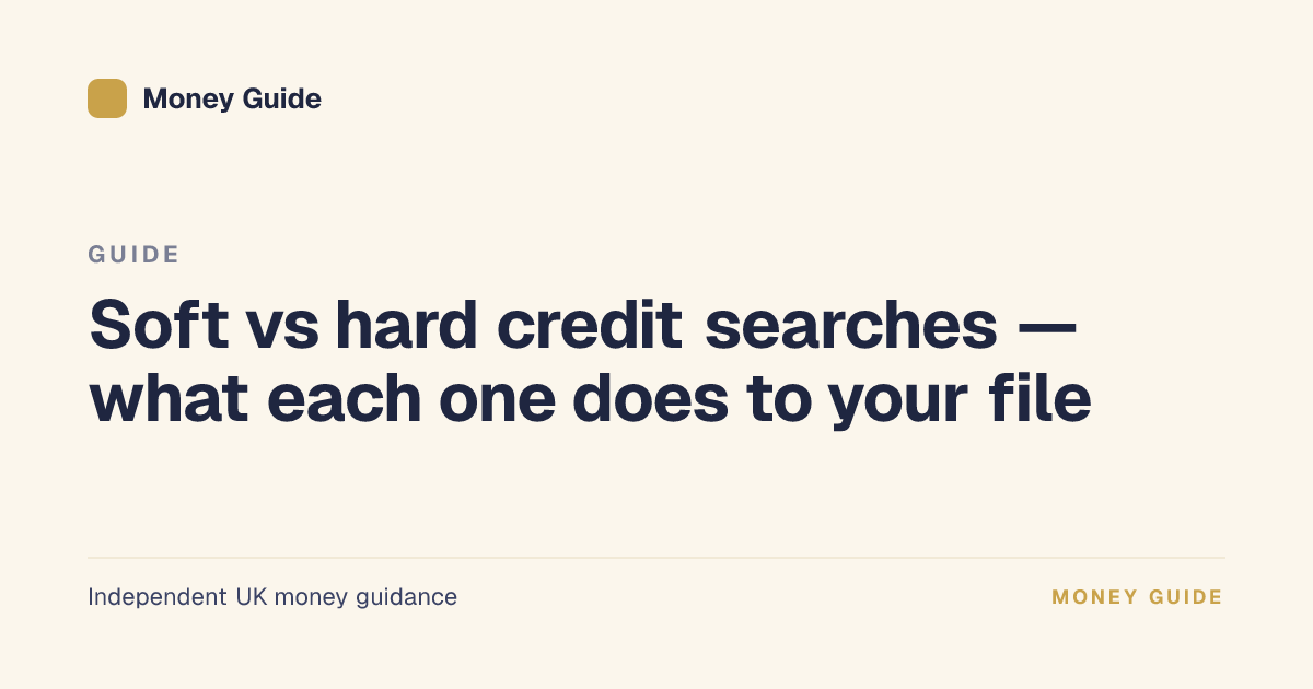 Soft vs hard credit searches — what each one does to your file · Money ...
