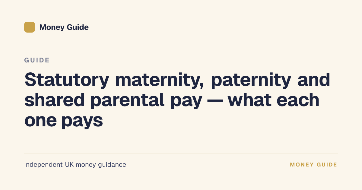 Statutory maternity, paternity and shared parental pay — what each one ...